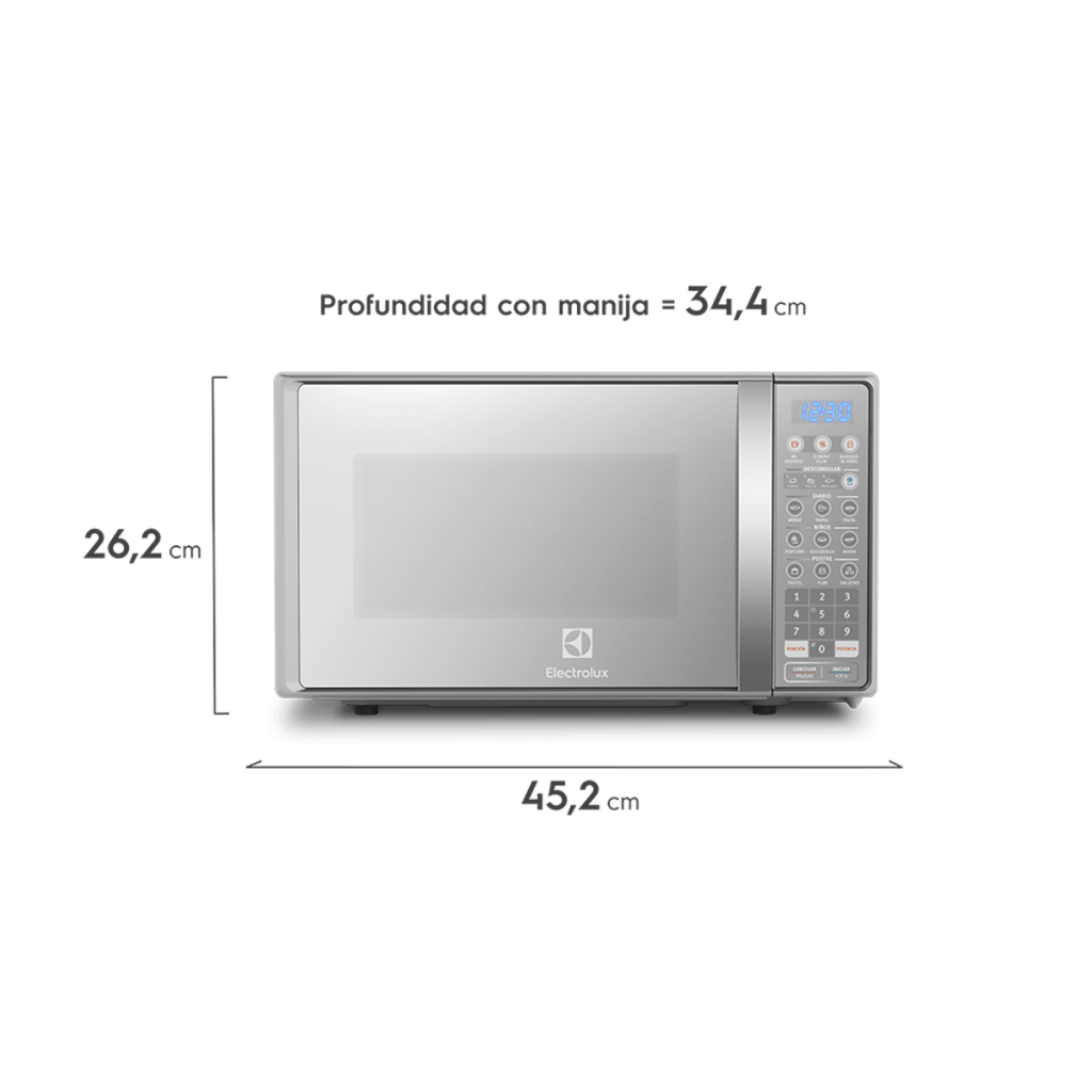 MICROONDAS ELECTROLUX 20LTS GRIS - TECNOCOSTO