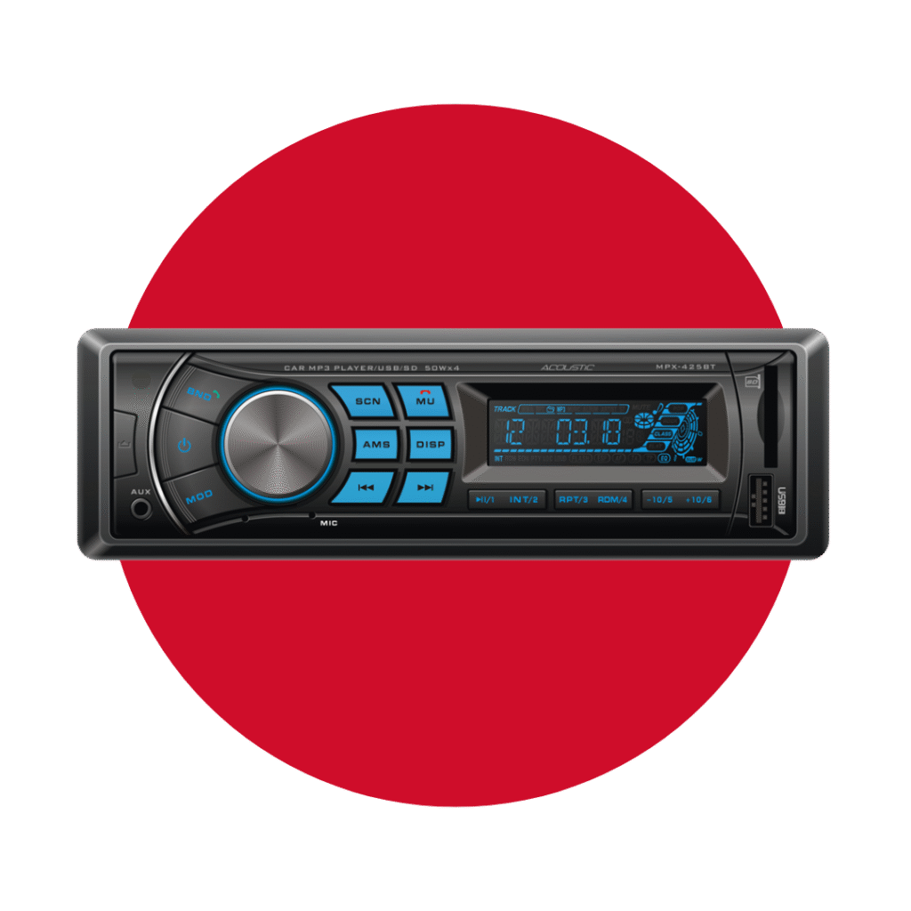 RADIO PARA CARRO ACOUSTIC - TECNOCOSTO