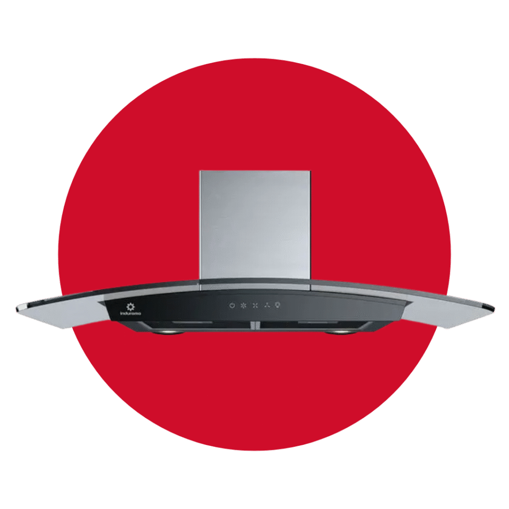 Campana extractora Indurama CEI-90NEVC peninsula 90cm panel touch ...
